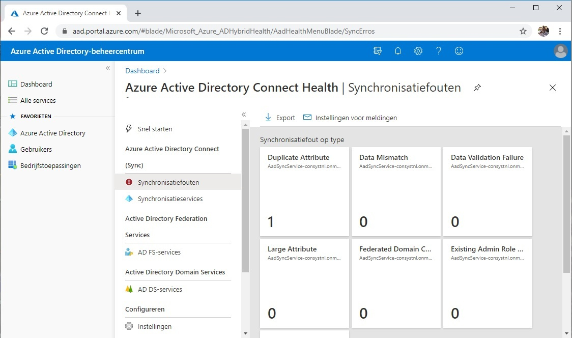 Azure-AD sync issue – Steijvers.com